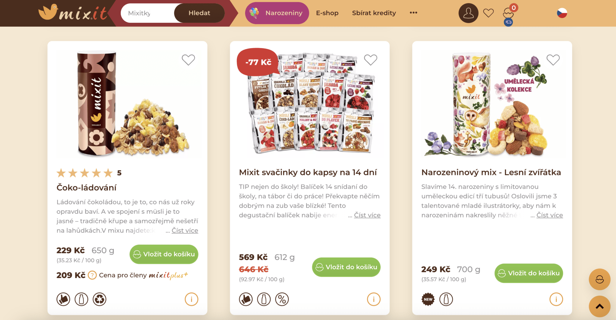 Mixit – prodejny, slevový kód, nabídka - MZ.cz