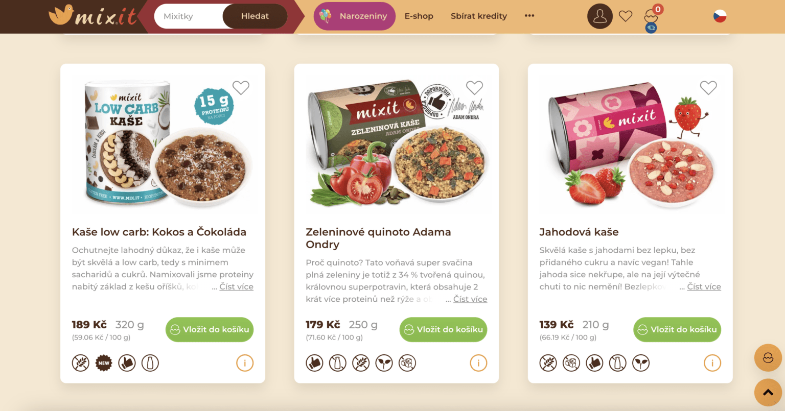 Mixit – prodejny, slevový kód, nabídka - MZ.cz